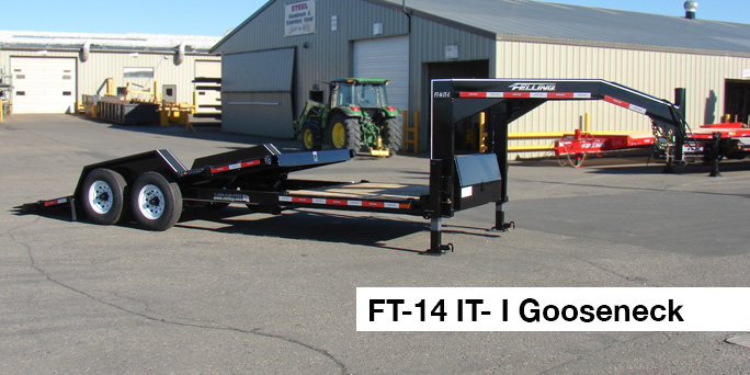 A-Frame Gooseneck option on Felling drop deck & deck-over trailers