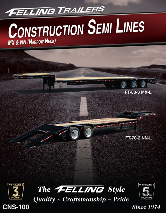 Narrow Neck - Semi Trailers by Felling Trailers Inc.