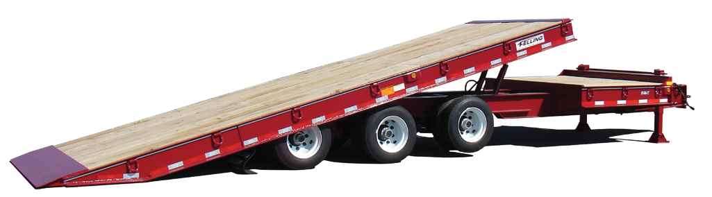 Hydraulic Tilt Trailer (Gravity Tilt) - Felling Trailers Inc.