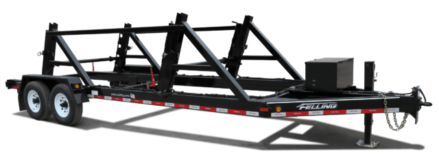 Utility Cable Reel Trailers for Utility/Telecom - Felling Trailers Inc.