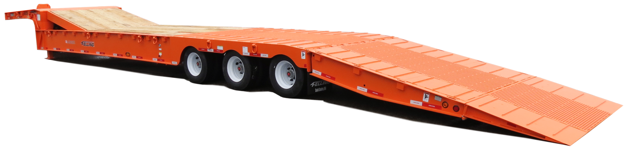 Hydraulic Tail Trailer - 35-50 Ton Load Capacities - Felling Trailers, Inc.