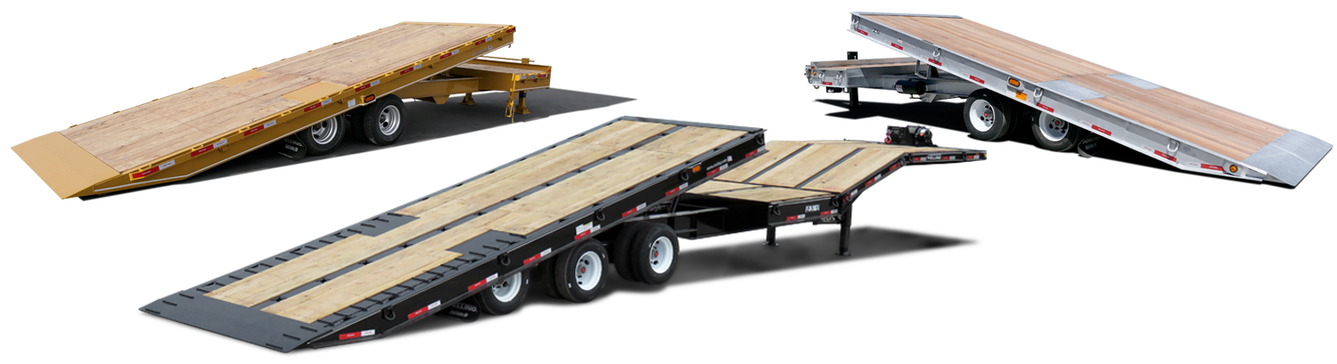 Heavy Duty Tilt Trailers for Excavators, Paving Equipment, and More
