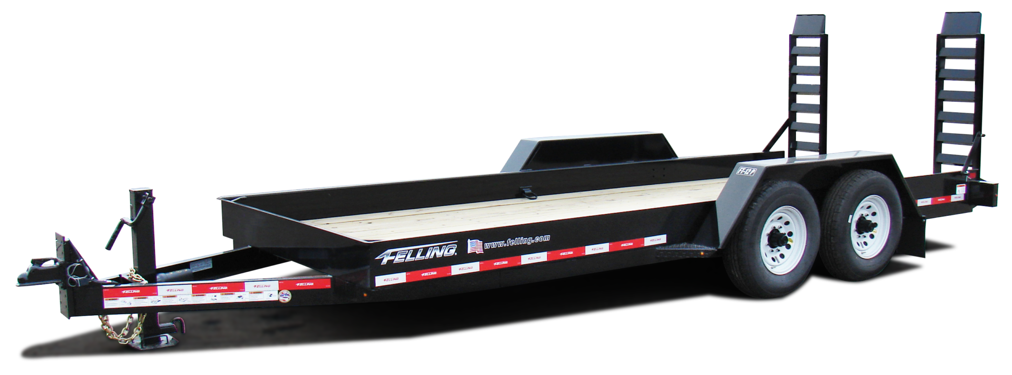 Skid Steer Trailers | Pan Series Drop-Deck with Low Deck Height