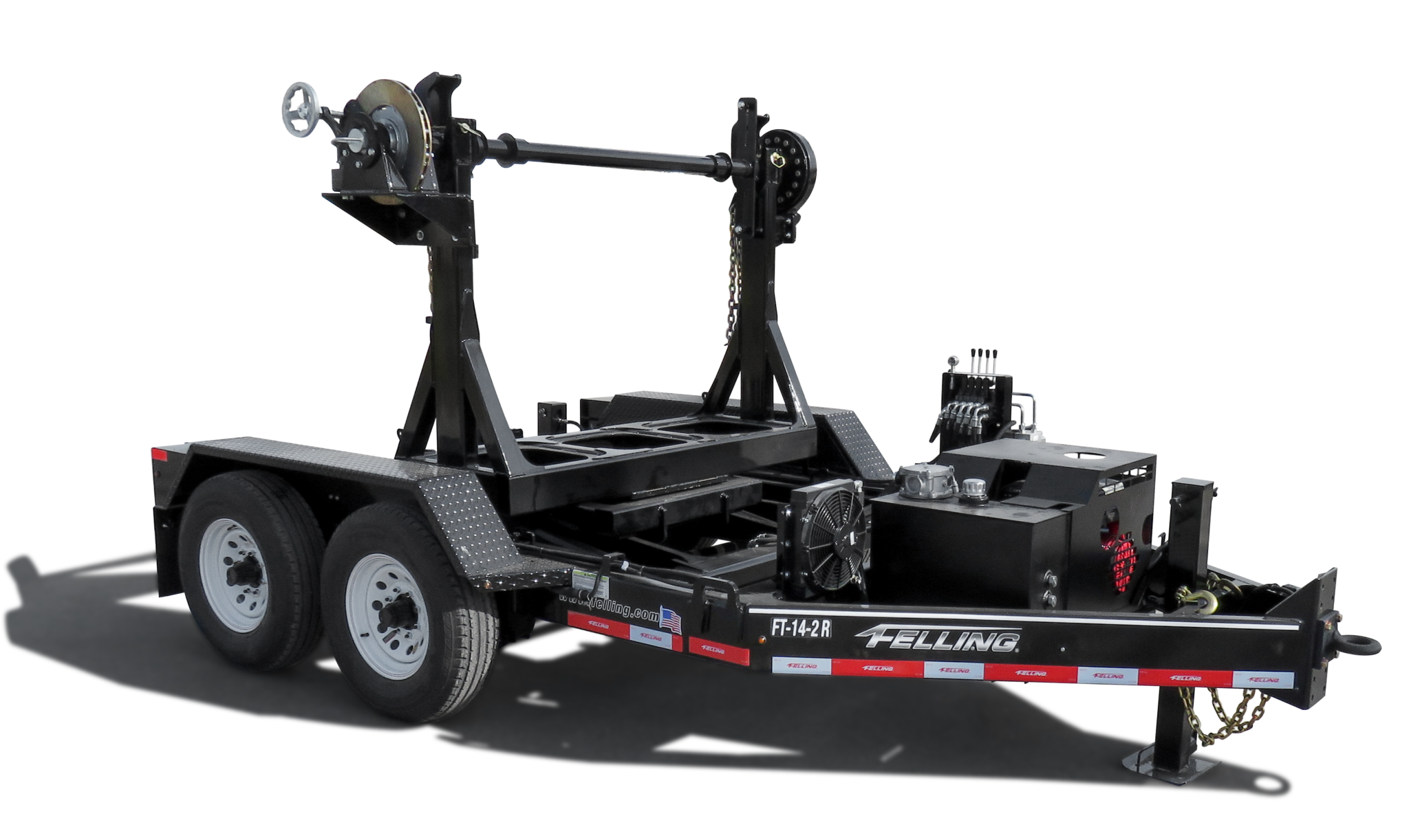 Turret Reel Trailer | Utility & Telecom | Lock Into Any Position