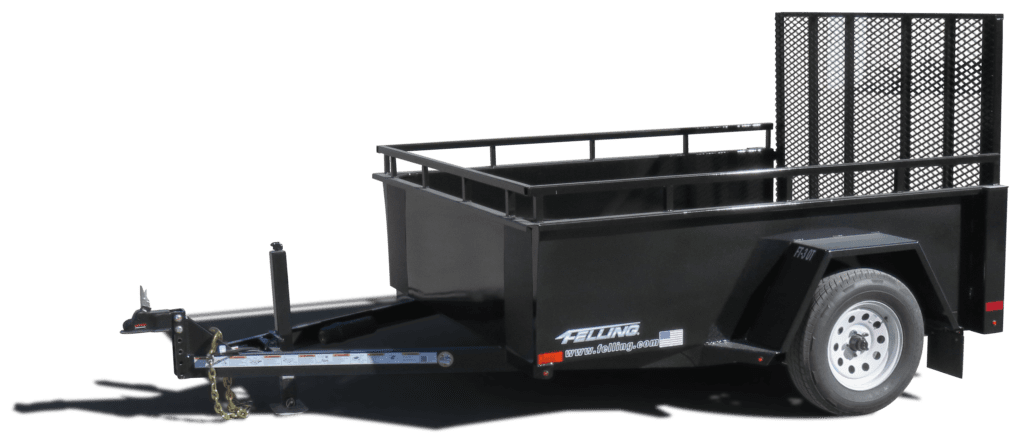 Open Top Utility Trailer | Multi-Purpose, Great for Rental Yards